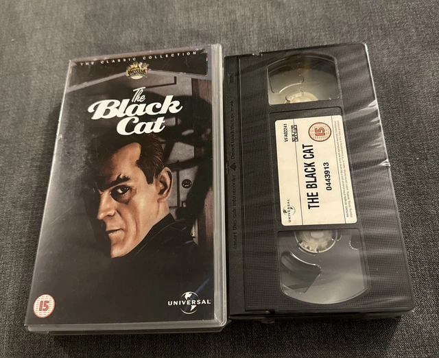 THE BLACK CAT (VHS, 1999) Remastered- Tape Sealed RARE £24.99 - PicClick UK