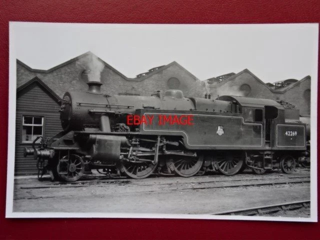 PHOTO LMS Class 4P Loco No 42269 At Dalry Hall £2.00 - PicClick UK