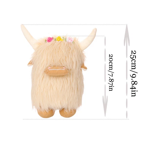 CLEVER FURRY HIGHLAND Cow Coo Cuddly Toy Plush Stuffed Scottish ...