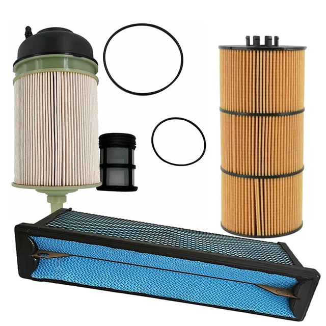 FOR DETROIT DD13/DD15/DD16 Filter Kit Oil & 2 Fuel Kit & Air Donaldson ...