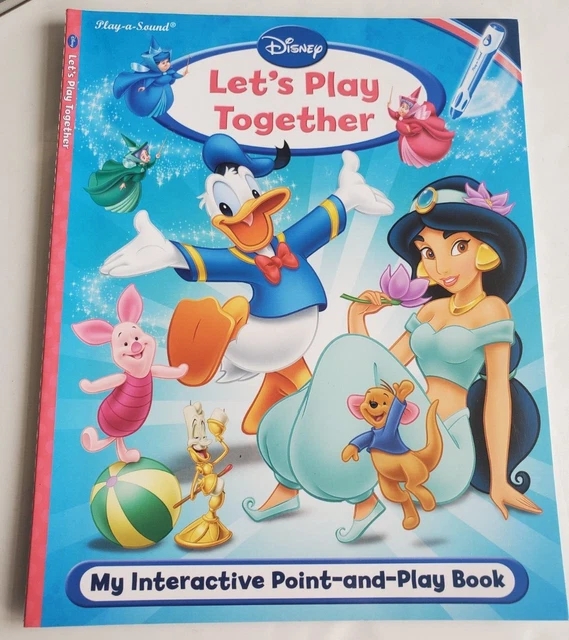DISNEY LET'S PLAY Together My Interactive Point and Play Book (No Pen ...