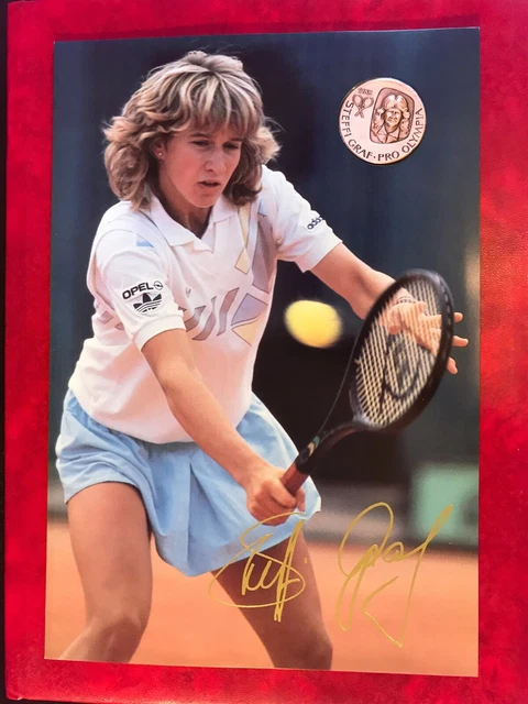 DEUTSCHLAND 1987 1988 Numisbrief Münzmedaille Steffi Graf Tennis Pro ...