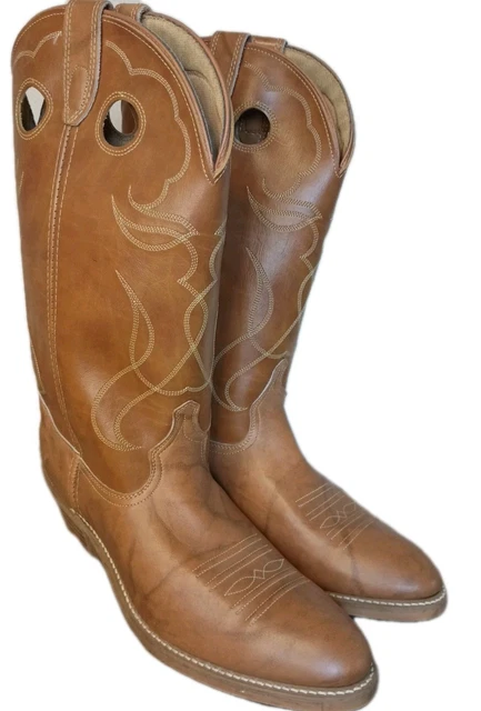 RARE VTG 90S Acme Western 4607 Leather Cowboy Boots Mens 12 D Made USA ...