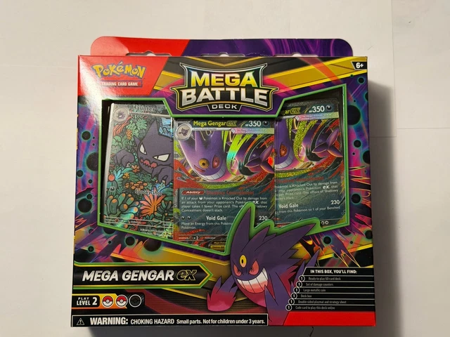 POKEMON TCG MEGA Battle Deck (Mega Gengar ex) sigillato in fabbrica ...