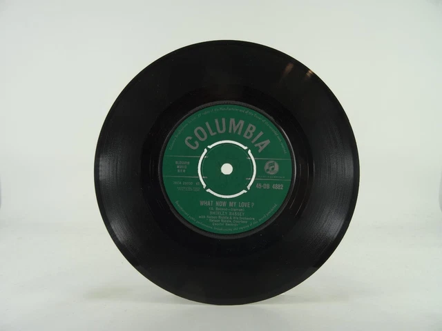Shirley Bassey What Now My Love 66 2 Pistes 7 Pouces Simple Manche 9108