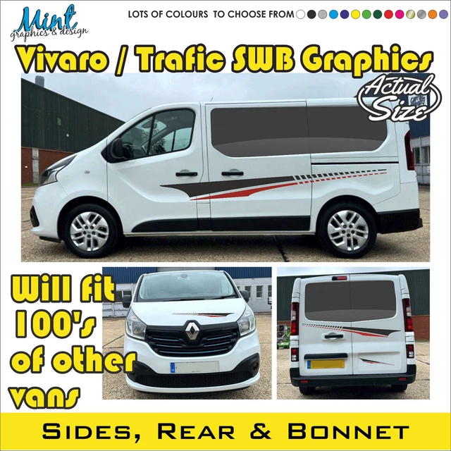 SWB RENAULT TRAFIC FULL SET Camper Stripes Decals Stickers Graphics NO ...