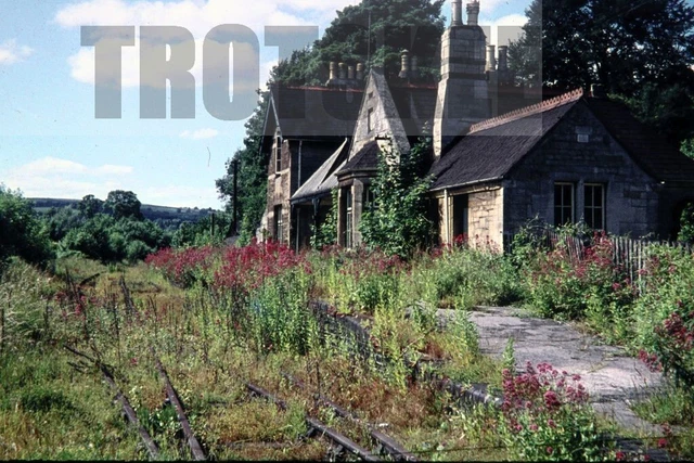 35MM SLIDE BR British Railways Scene View Nailsworth Station 1961 ...