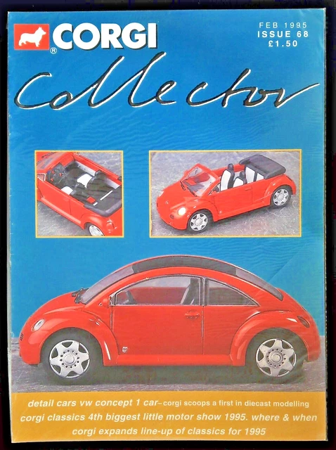 CORGI COLLECTOR Magazine No.68 February 1995 mbox2156 Detail Cars VW ...