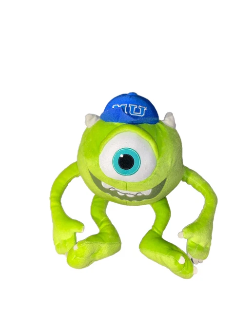 DISNEY PIXAR PLUSH Monsters University Mike Wazowski MU Stuffed Animal ...