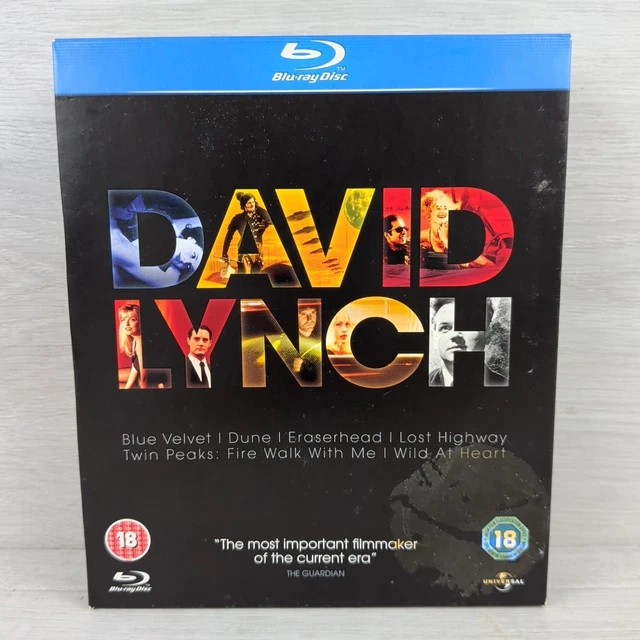 DAVID LYNCH COLLECTION Blu-ray 6 Disc Movie Box Set Cult Film Director ...