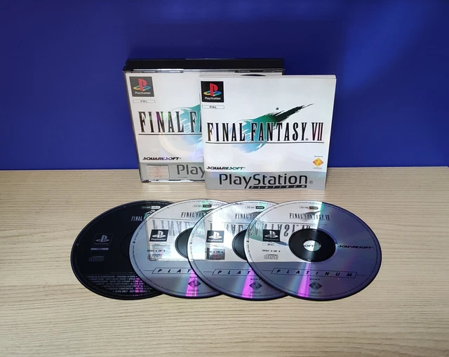 FINAL FANTASY VII 7 Platinum / PAL ENG / Completo / PS1 EUR 39,90 ...