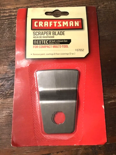 CRAFTSMAN NEXTEC 12-VOLT Compact Multi-Tool Scraper Blade 67652 $10.50 ...