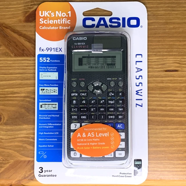 CASIO FX-991EX FX 991EX features Advanced Scientific Calculator 552 ...