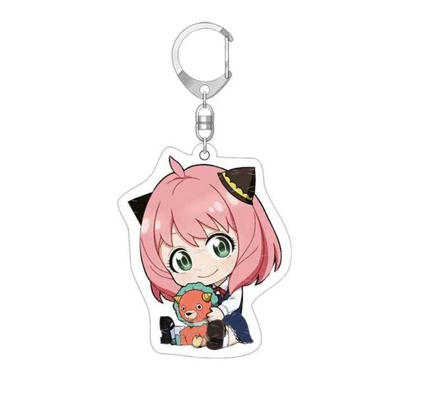SPY X FAMILY Anya Forger & Damian Wooden Keychain Anime Ice Cream CC £5 ...