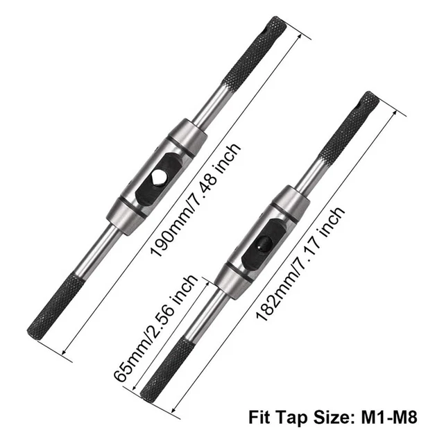 ADJUSTABLE TAP WRENCH Handle, for Metric M1-M8 Taps, Tap Reamer Tapping3459 $20.23 - PicClick AU