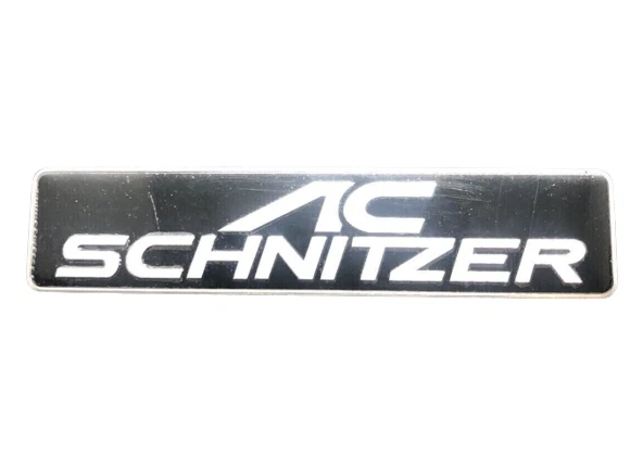 AC SCHNITZER BADGE Side Rear Emblem BLACK Metal Sticker £7.49 - PicClick UK
