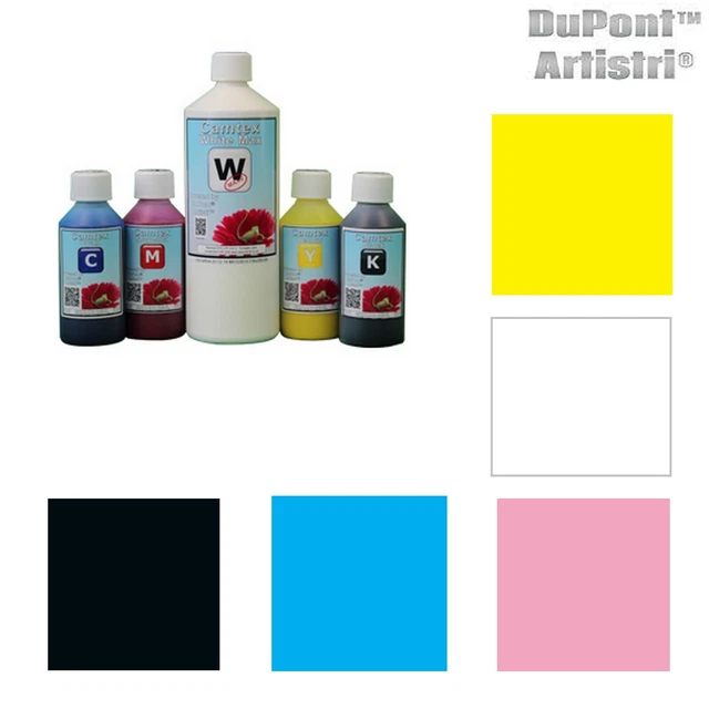 DUPONT CAMTEX ARTISTRI CMYK Textile Ink (RU002) - DTG Ink 250ML £286.09 ...
