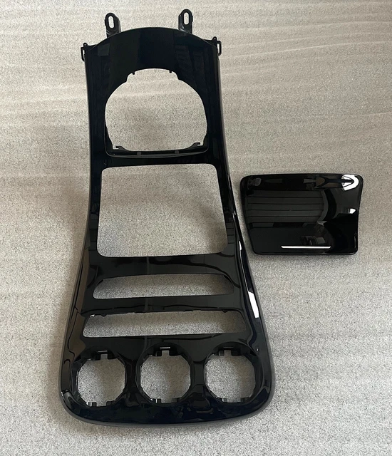 ORIGINAL MERCEDES-BENZ ABDECKBLENDE Mittelkonsole Holz Esche schwarz ...