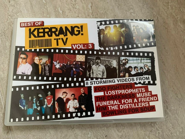 BEST OF KERRANG! TV Vol:3 [DVD] - 8 videos inc Foo Fighters, Muse etc ...