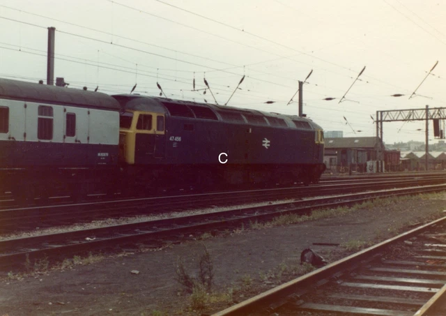 BRITISH RAILWAY B.R Photograph Class 47 - 47456 At Preston 04/08/1977 £ ...