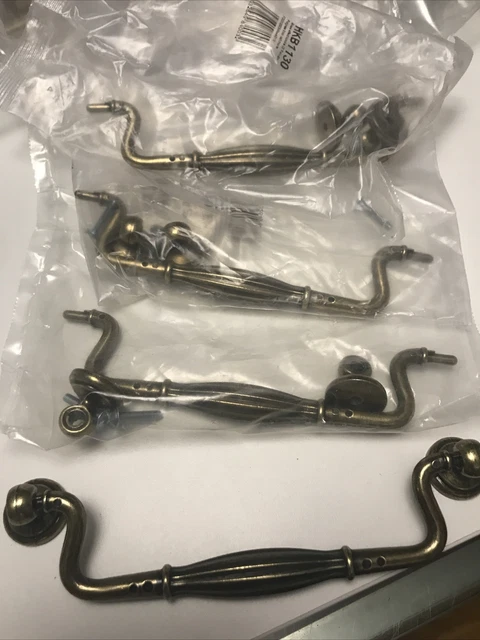 HOWDENS KITCHEN/ CABINET Door Handle Antique Brass Finish Part HKB1130 ...