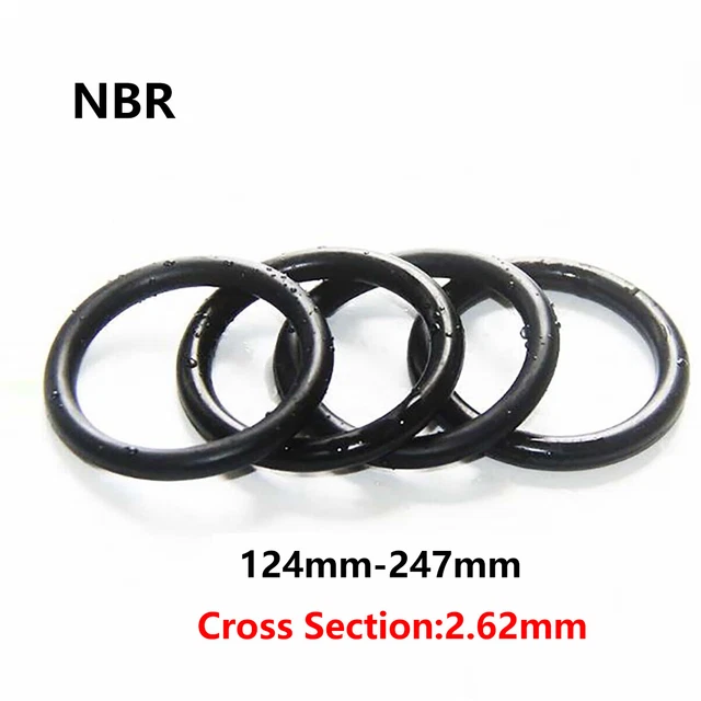 2.62MM CROSS SECTION O-Rings Nitrile (NBR) Rubber Metric Oring Seals 2 ...