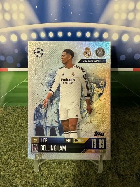 JUDE BELLINGHAM MATCH Attax 2024/2025 Real Madrid 24/25 Topps # 129 £1. ...