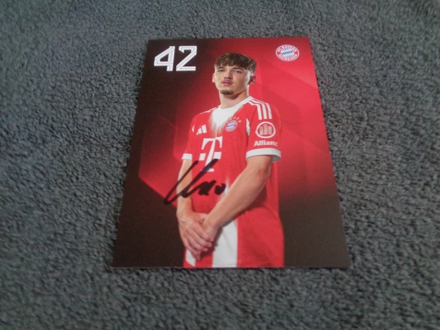 LENNART KARL Autogrammkarte FC Bayern München 2025/26 25/26 original ...