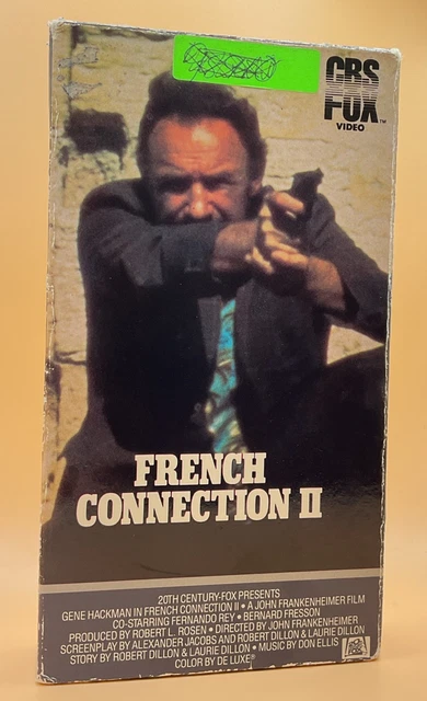 FRENCH CONNECTION II 2 VHS 1975, 1985 CBS FOX Gene Hackman **Buy 2 Get ...