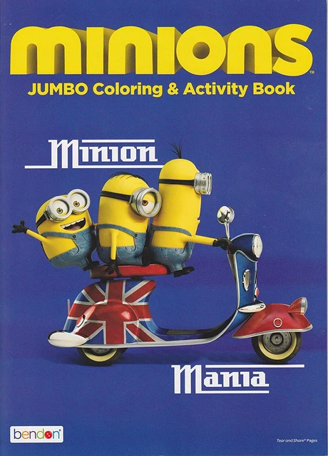 MINIONS COLORING BOOK Despicable Me Fun Activity for Children (96 Pages ...