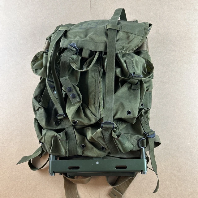 VINTAGE USGI ARMY Military Combat Field Pack Alice Backpack Frame ...