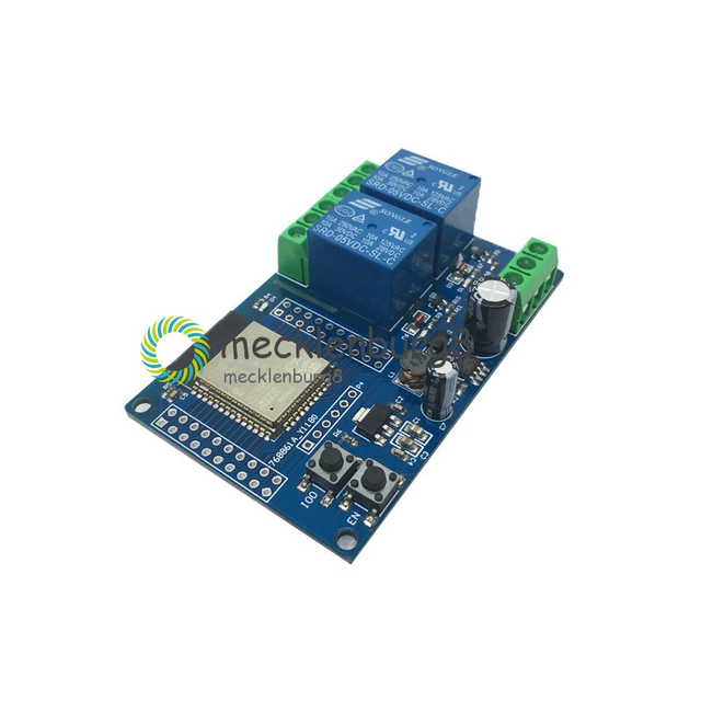 Nuova Dc 5 60v Esp32 Wroom Scheda Di Sviluppo Modulo Relè Wifi 2 Canali Eur 1064 Picclick It