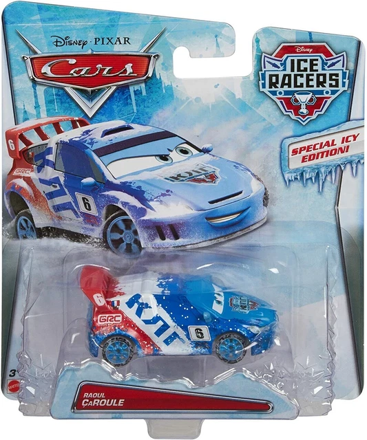 DISNEY/PIXAR CARS ICE Racers 1:55 Scale Diecast Vehicle Raoul Caroule ...