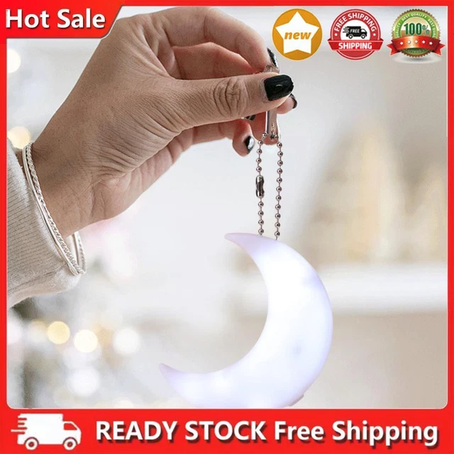 MOON SHAPE BAG Hanging Night Light with Clip Handbag Touch Lamp for ...