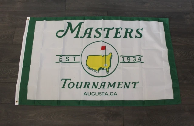 THE MASTERS GOLF Tournament Banner Flag Augusta Georgia Golfer Pro Shop ...
