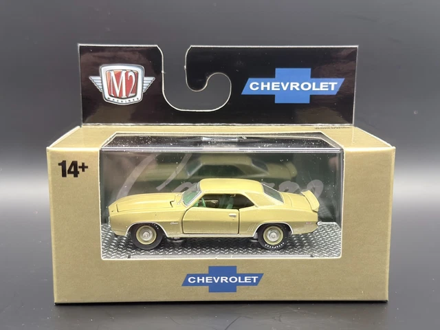 M2 1969 CHEVROLET Camaro COPO 427 Mustard Yellow 32600-95 1/64 £7.14 ...