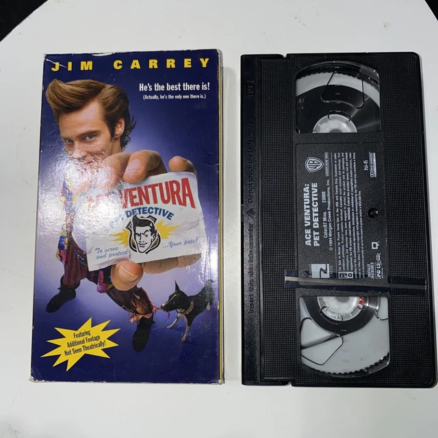 ACE VENTURA PET Detective (Blockbuster Video Vhs 1994) Jim Carrey $5.54 ...