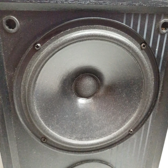 MISSION 761 SPEAKER System TESTED Black 2-Way Bookshelf 6 Ohm 70 Watt ...