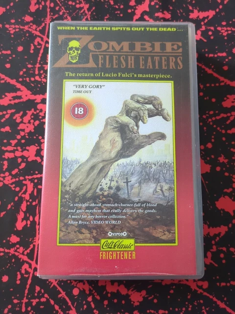 ZOMBIE FLESH EATERS (VHS) Video Cassette Movie 1992. £4.99 - PicClick UK
