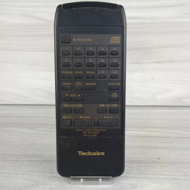 GENUINE TECHNICS RAK-SC304W Audio System Remote Control Tested Working ...