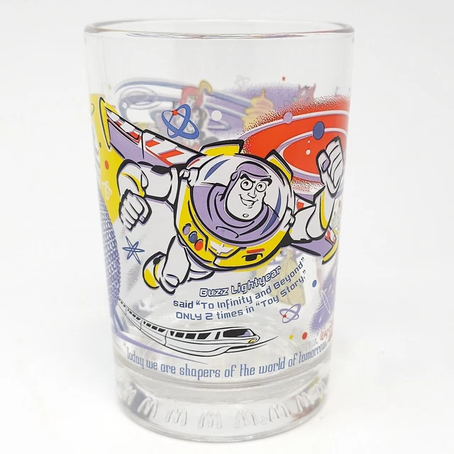 WALT DISNEY 100 Years of Magic McDonalds Glass Epcot, Lightyear, Belle ...