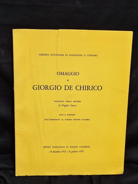 OMAGGIO A GIORGIO De Chirico catalogo mostra Virgilio Guzzi – Museo ...