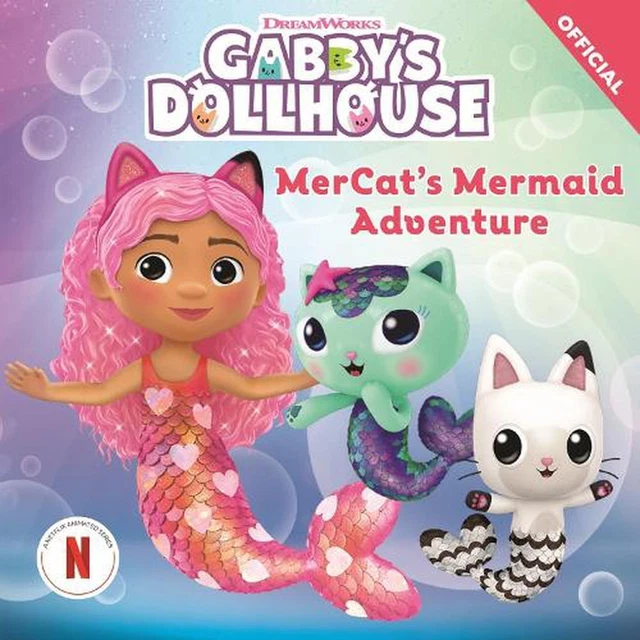 DREAMWORKS GABBY'S DOLLHOUSE: MerCat's Mermaid Adventure by Official ...