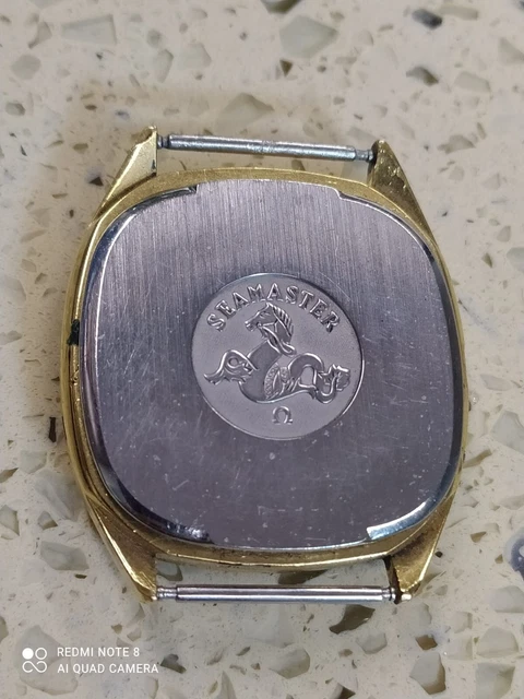 OMEGA SEAMASTER case Ref. 1960218 Gold Plated Case Cal omega 1337/1333 ...