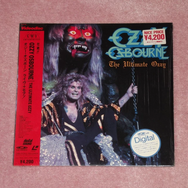 OZZY OSBOURNE THE Ultimate Ozzy - RARE 1988 JAPAN LASERDISC + OBI (42LP 116) £30.00 - PicClick UK