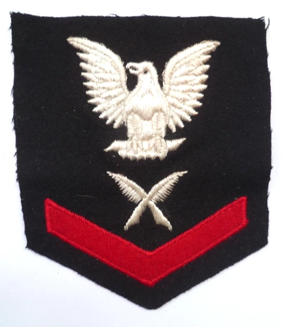 WW2 US NAVY Yeoman 3rd Class Cloth Rate Sleeve Insignia EB457 £10.00 ...