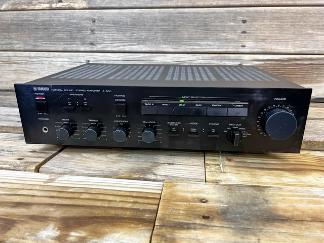 YAMAHA A-500 INTEGRATED Amplifier, Vintage early 1980s Japan, serviced ...