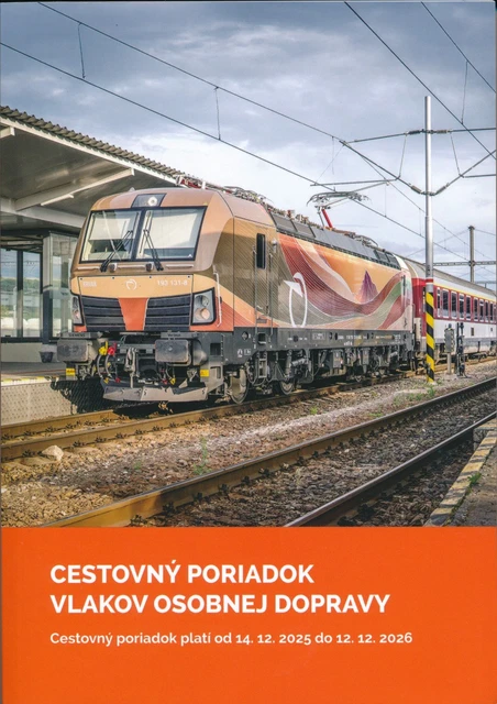 SLOWAKEI KURSBUCH 2026 - CESTOVNY PORIADOK - Netz ZSR - ZSSK und ...