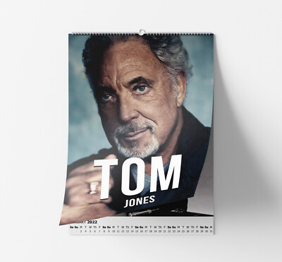 SEXY TOM JONES Deluxe Full Photo 2023 Personalised wall calendar £24.99 ...