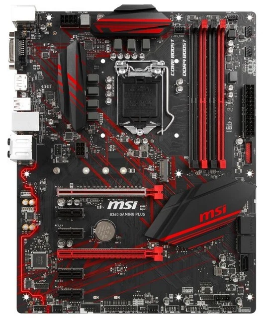 MSI B360 GAMING Plus MS-7B22 ver.2.0 scheda madre Intel socket ATX 1151 ...